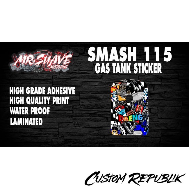 Smash 115 Gas Tank Sticker (Daeng) | Shopee Philippines