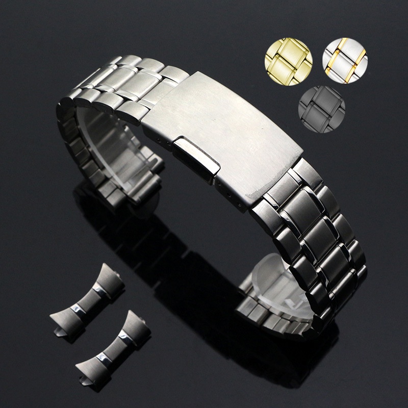20mm 22mm Stainless Steel Watch Bands for Seiko Strap Universal ...