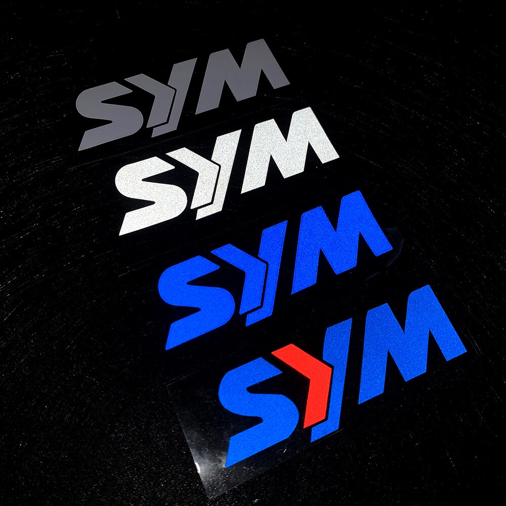 For SYM vf3i Motorcycle Reflective Sticker SYM Logo Emblem Decal ...