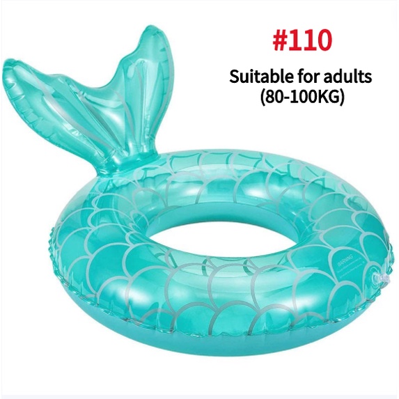 Mermaid Tail Pool Float Cute Mermaid Inflatable Pool Float Swimming ...