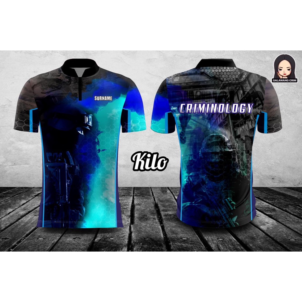 Criminology Polo Shirt Criminology Shirt for Men with Surname Full ...