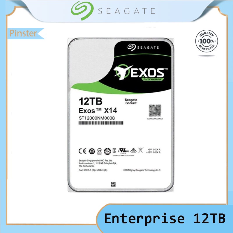 Seagate 12TB helium hard disk 12TB mechanical hard disk monitoring security 7200 to 256M ...