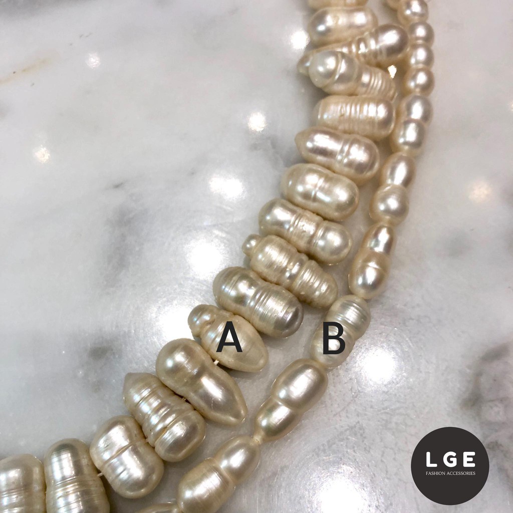 loose fresh water pearl BAROQUE KESHIE PEANUT beads DIY beads accessory ...