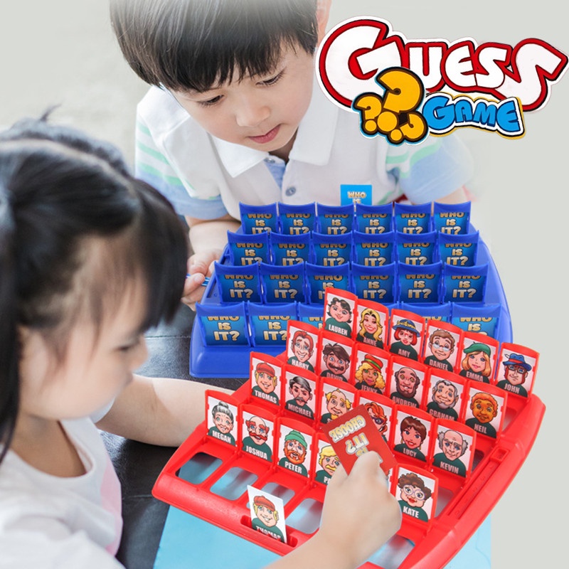 Guess Who I Am Kid Puzzle Logic Reasoning Game Guess Characters Parent ...