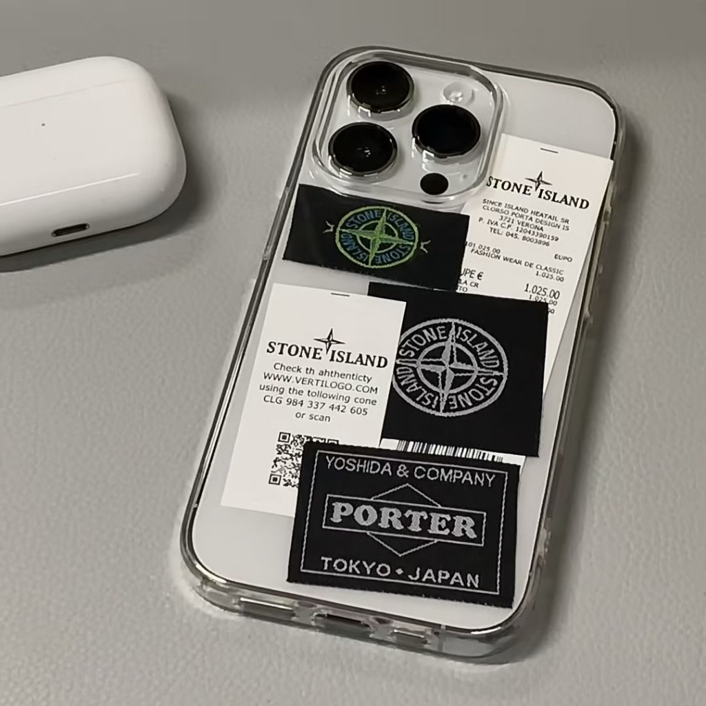 Stone Island Label Phone Case For Iphone 14/13 Phone Case for ...