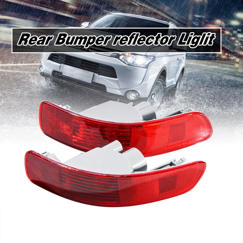 2X For Mitsubishi/Outlander EX 2007-2012 Left/Right Red Rear Bumper ...
