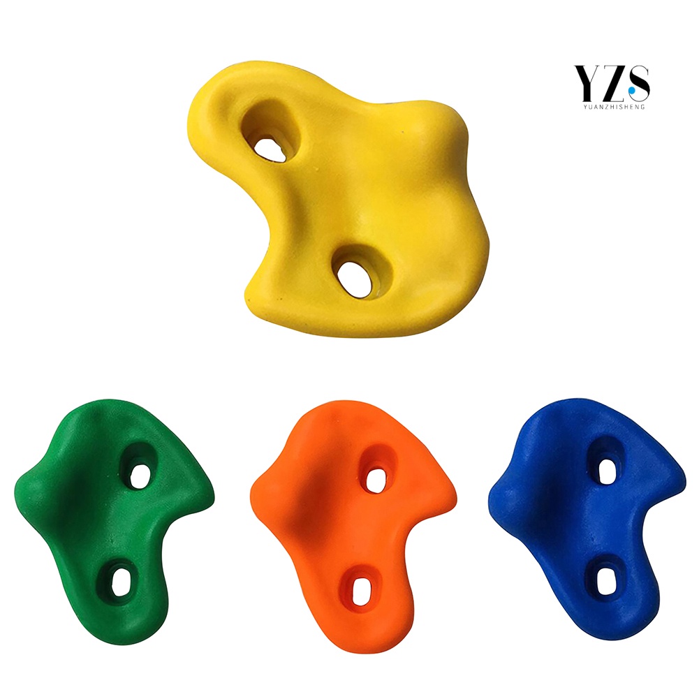 YS-Kids Rock Wall Climbing Hand Holds Set Indoor Outdoor with Screw ...