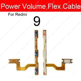 Volume Power Side Key Button Flex Cable For Xiaomi Redmi 9 9A 9C 9i 9T 10 10X 4G 5G ON OFF Flex ...