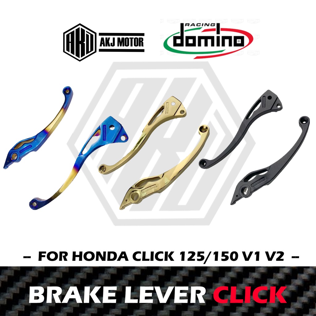 Domino Alloy For Honda Click125 /150 V1 Brake Lever ( 1 PAIR ) | Shopee ...