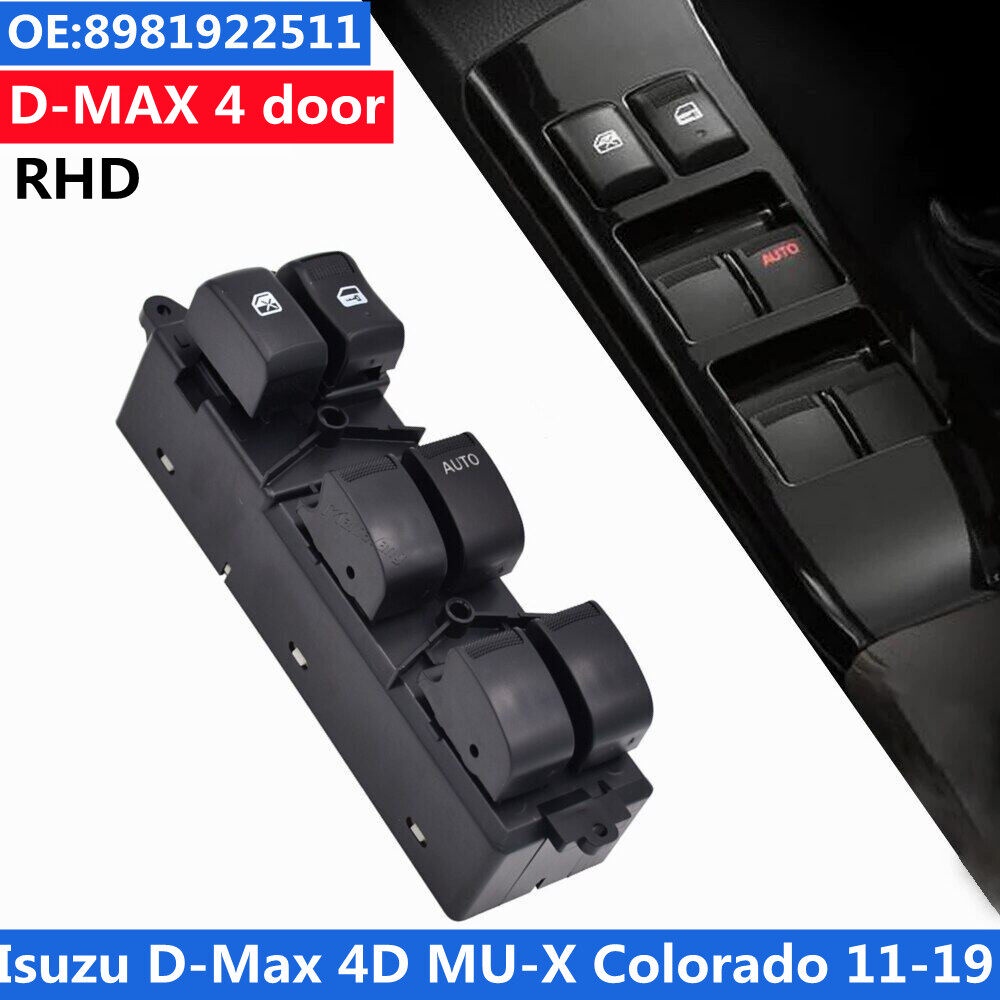 Master Electric Power Window Switch Single Button Switch for Isuzu D ...