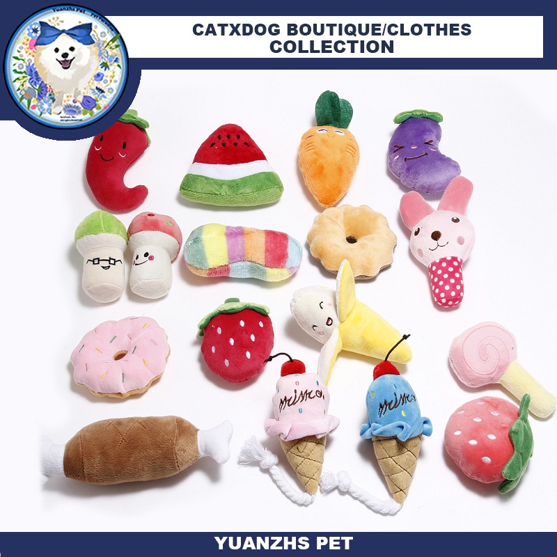 【Yuanzhs Pet】Chicken leg pet toy for dog Yellow duck toy for puppy ...