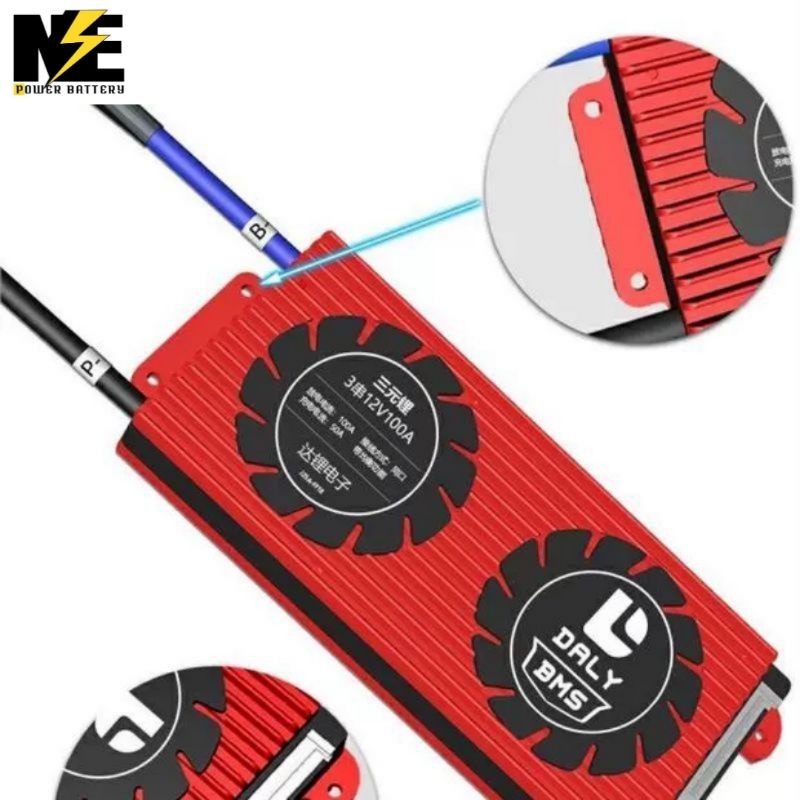 Lifepo4 DALY BMS 8S 24V 60A 80A 100A compatible w/ 32650 3.2v solar battery Wide Application ...