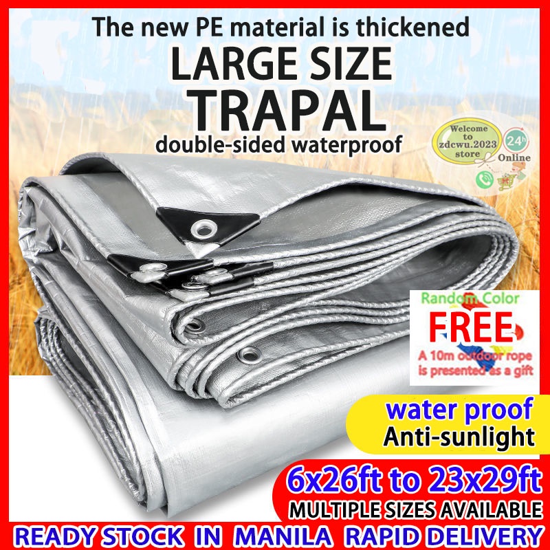 tolda trapal rain cover makapal size 6ftx9ft tarpaulin trapal ...