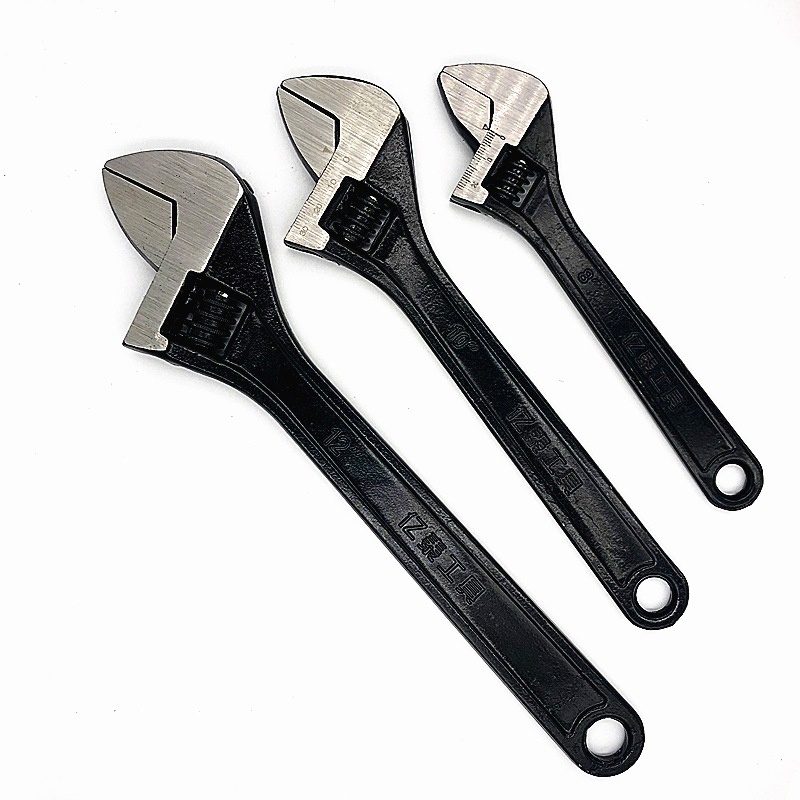 Pure Steel forging Adjustable Wrench Two Tone Great Grip Cr-V 6" / 8 ...