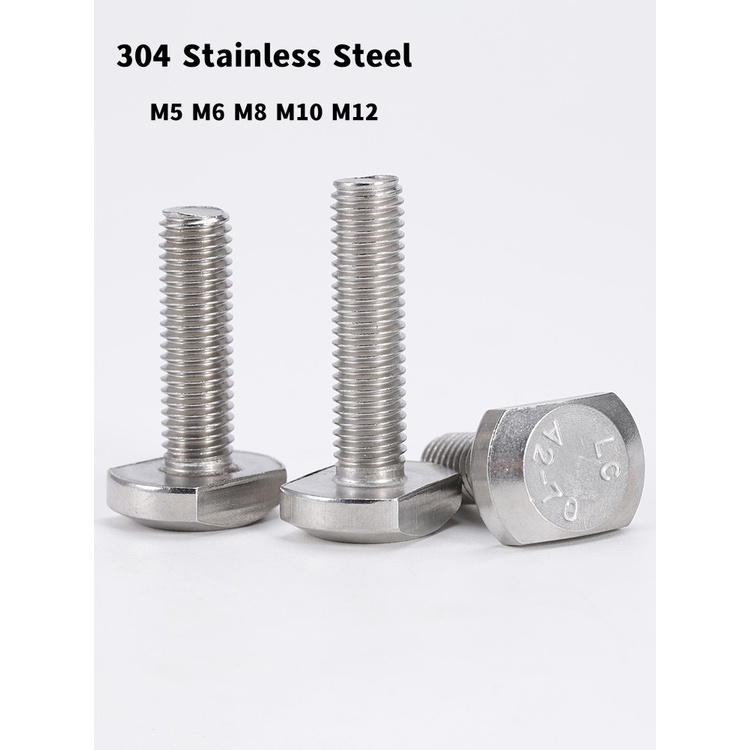 M5 M6 M8 M10 304 A2-70 Stainless Steel T Shape Type Hammer Head Screw ...