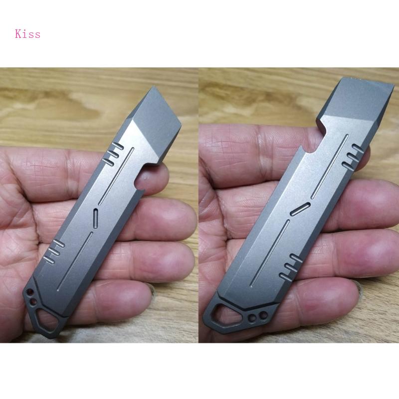 kiss Miniature Titanium Wrecking Bar Pry Bar Multi-Tool EDC Tool ...