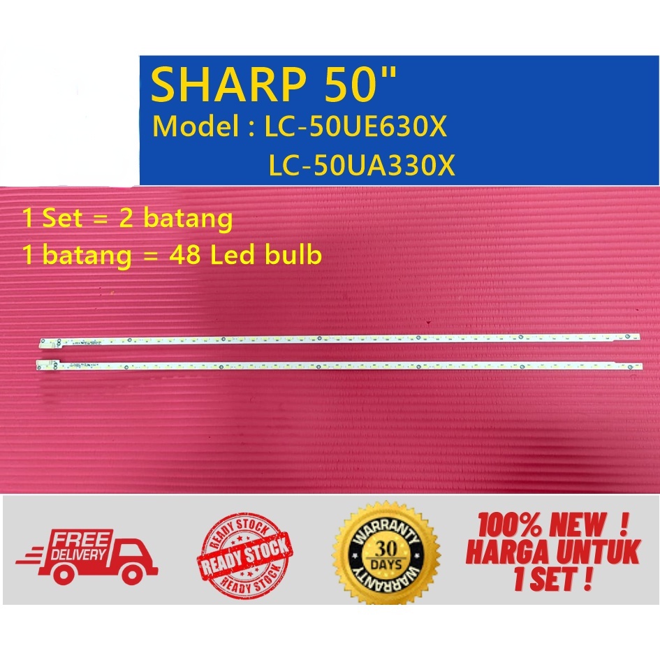 LC-50UE630X / LC-50UA330X Sharp 50" LED TV backlight ( 100% New ) | Shopee Philippines