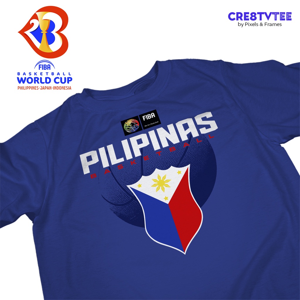 GILAS PILIPINAS FIBA BASKETBALL WORLD CUP Unisex T-Shirt | Shopee ...