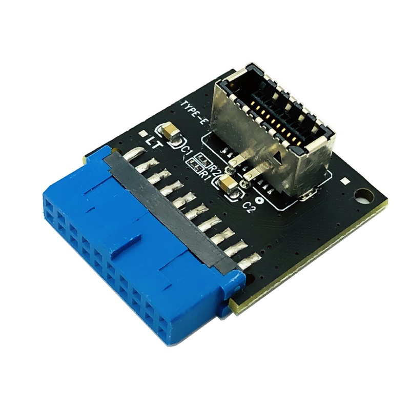 USB 3.0 Internal Header to USB 3.1/3.2 Type C Front Type E Adapter ...