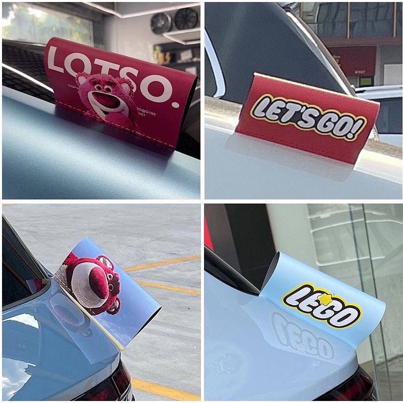 Car Washing Label Decorative Sticker Strawberry Bear Washing Stick ...