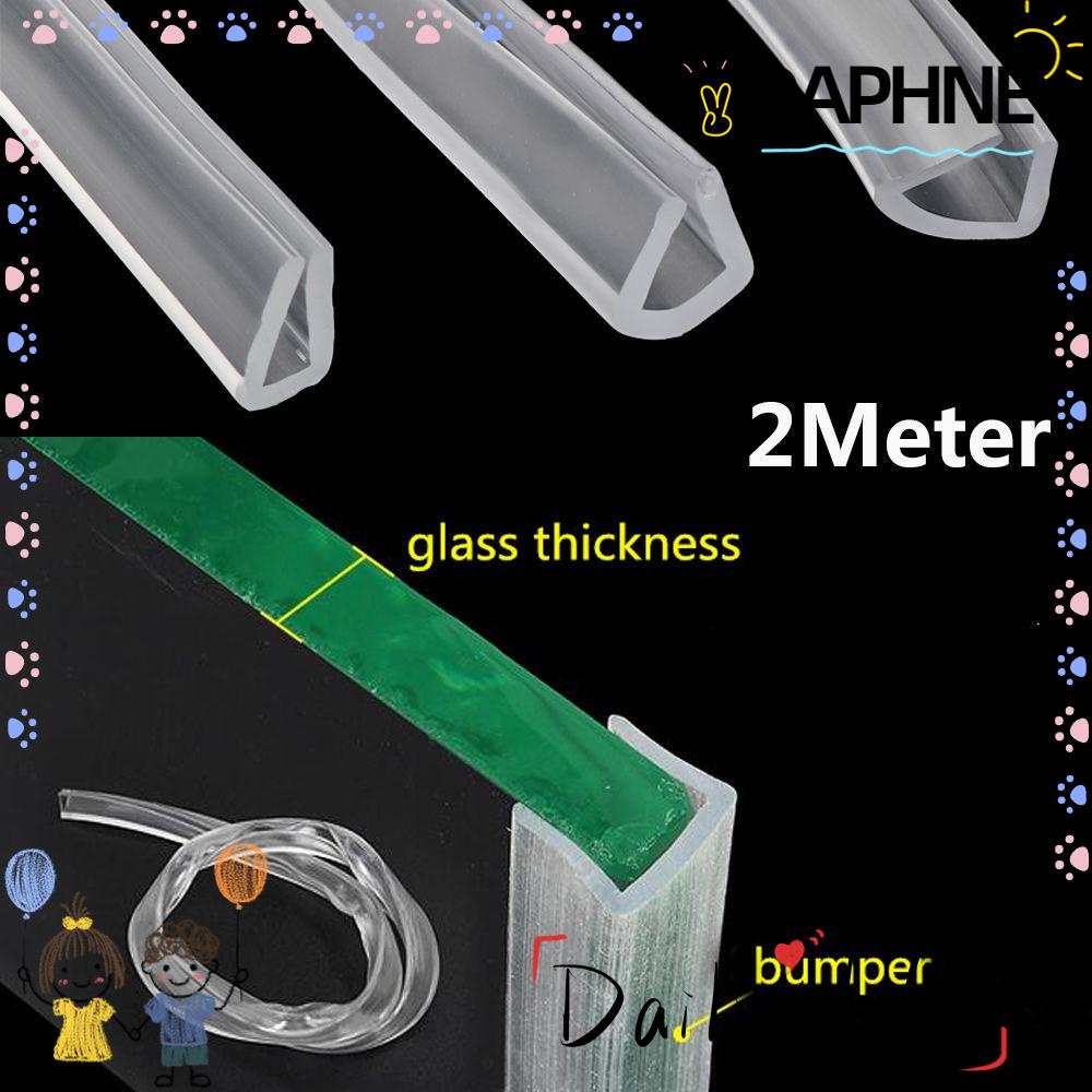 DAPHNE 2 meters Edge Guard Strip New Weatherstrip Rubber U-Shaped Glass ...