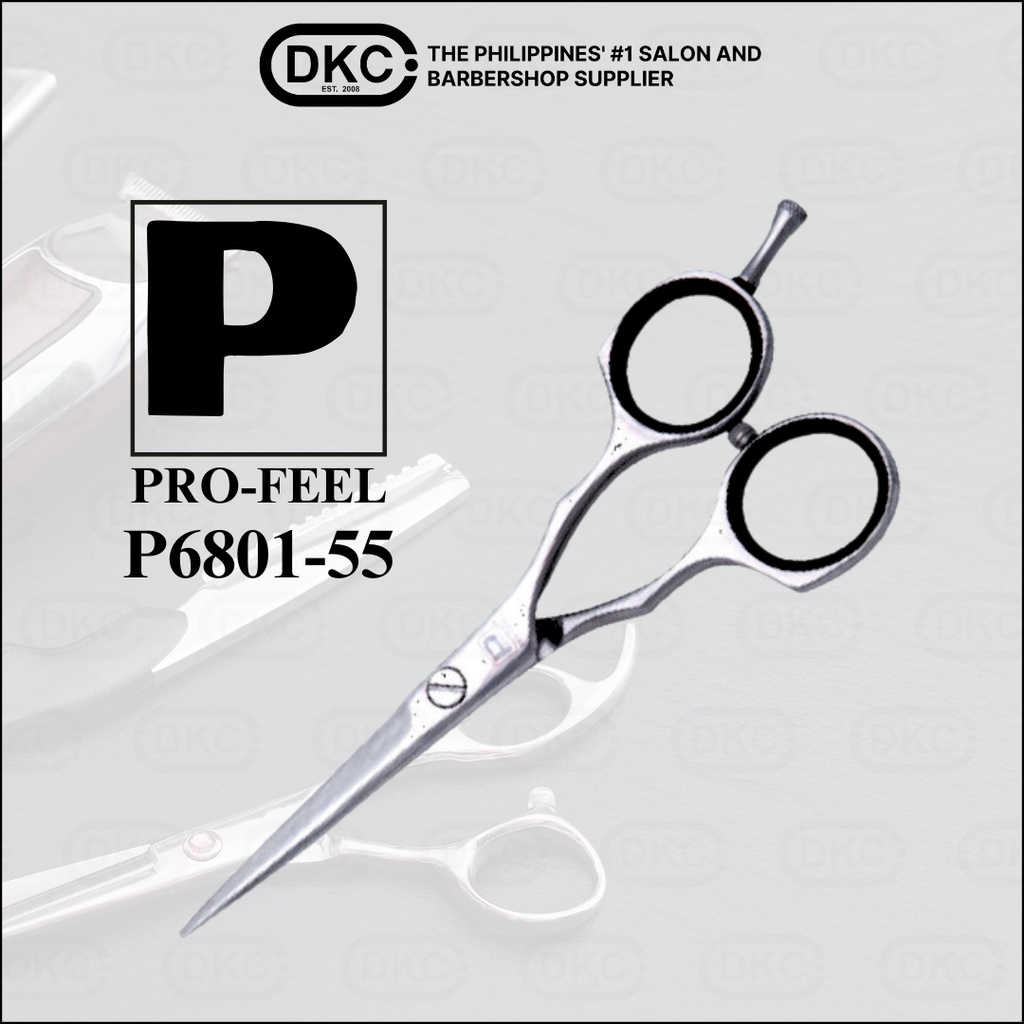 DKC Profeel P6801-55 Cutting Shears Stainless Steel Hair Cutting ...