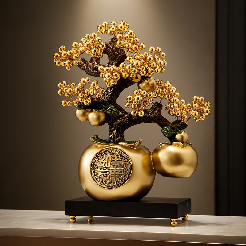 Home New Products New Chinese Style Fortune Tree Lucky Ornaments Home ...