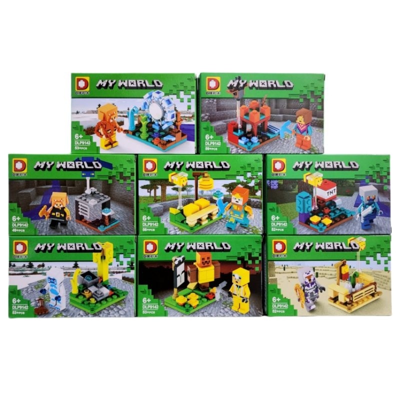 Minecraft Building Blocks No.9142 (Set Of 8 Boxes) | Shopee Philippines