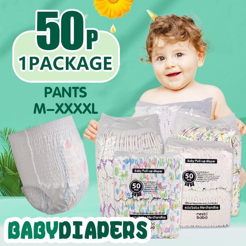 50pcs Japanese Baby Diaper Pants Tape Breathable High-quality Diapers m ...