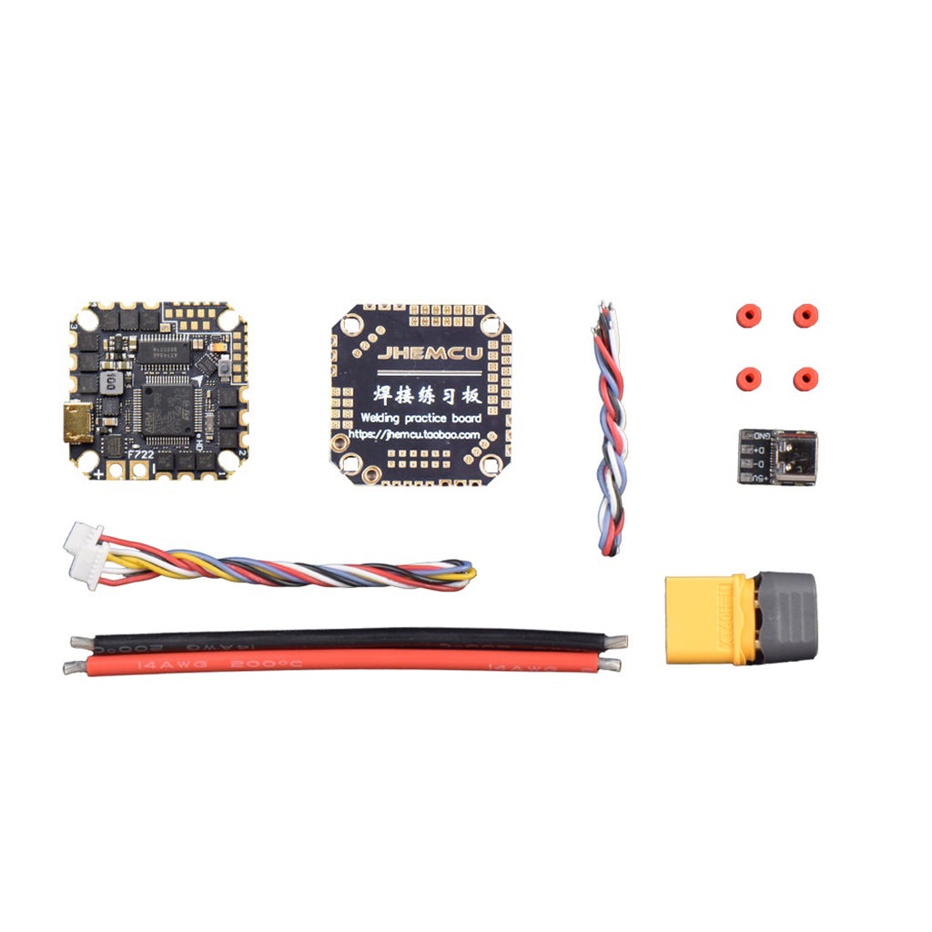 JHEMCU GHF722AIO-ICM 40A AIO Flight Controller ESC Integrated 4in1 5V 2 ...
