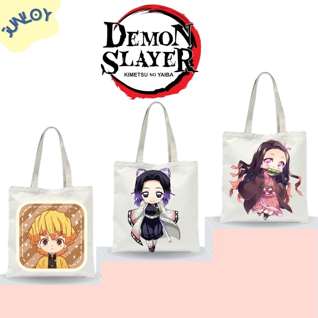 Machiko-tote bag cute character Demon Slayer Chibi Anime Japan/nezuko ...