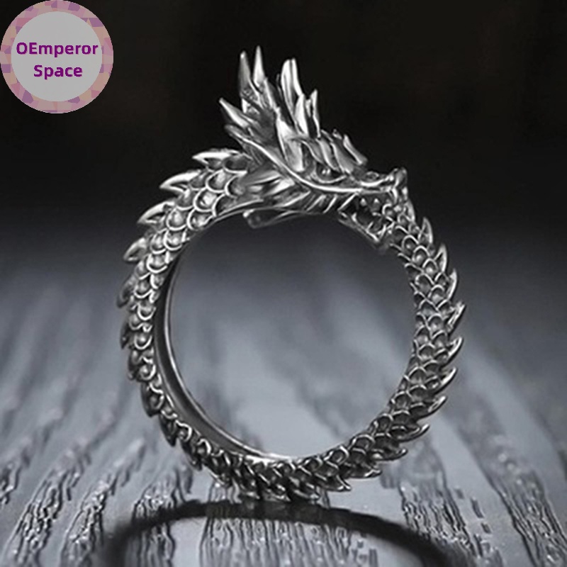 OEmperor Halloween Horror Ring Dragon Claw Ring Gothic Dark Punk ...