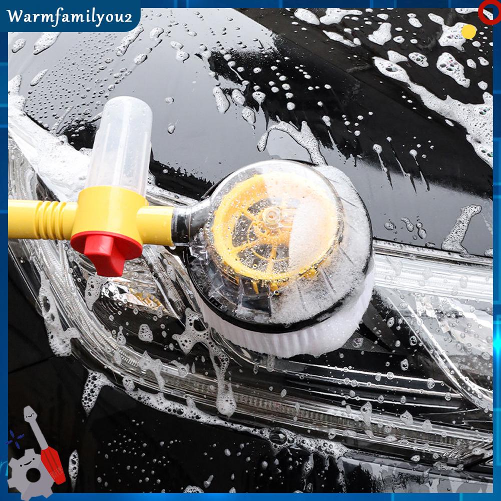 Car Rotary Wash Brush Long Handle Automatic Rotating Brushes Adjustable ...