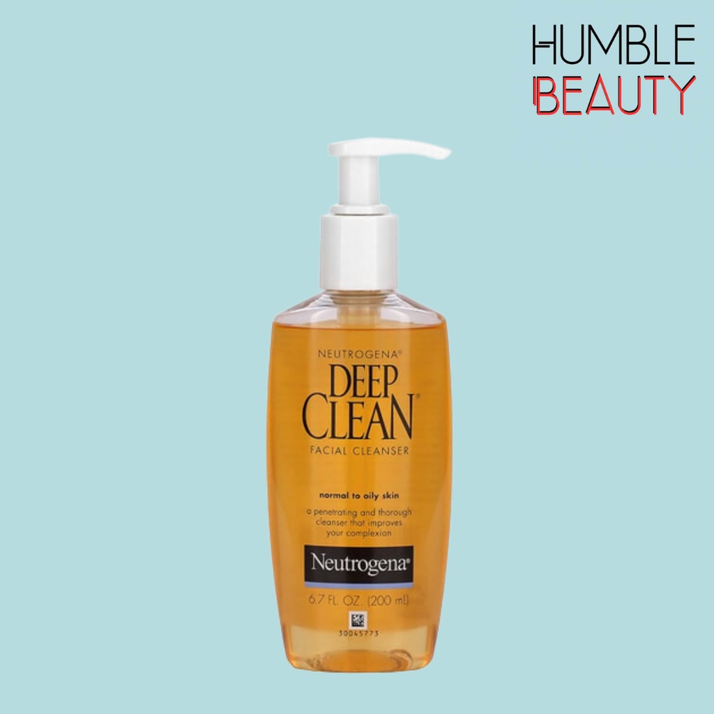 Humble Beauty | Neutrogena, Deep Clean, Facial Cleanser, Normal to Oily ...