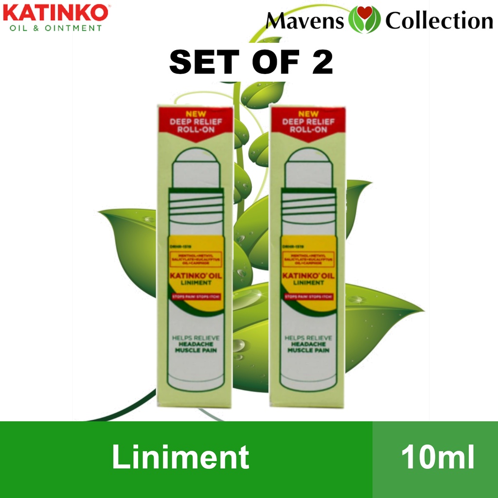 KATINKO Oil Liniment 10mL (Set of 2) | Shopee Philippines