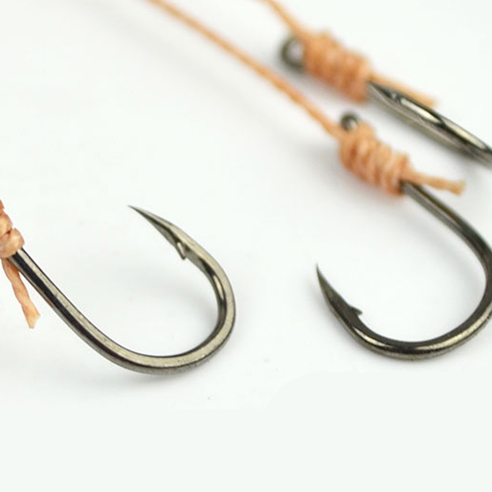 Creekmoon 5 bags High Carbon Steel Fishing String Hook with 5 Single ...