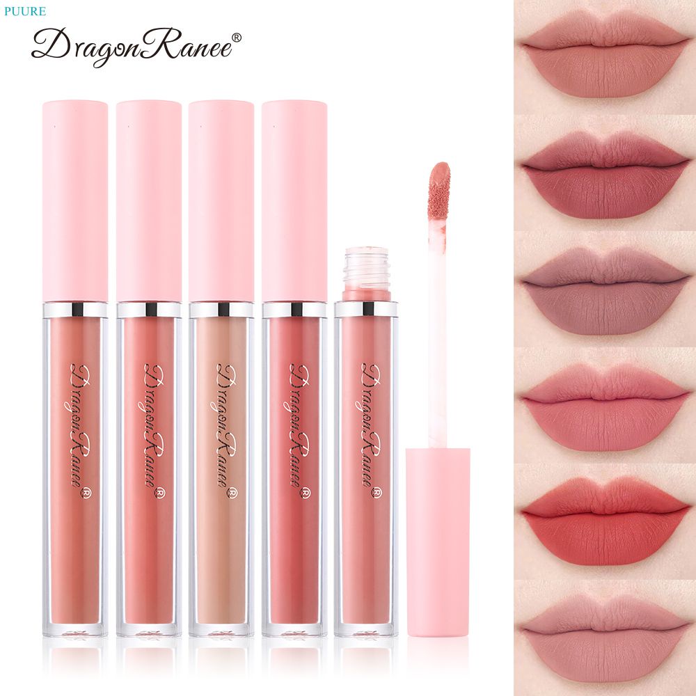 Dragon Ranee matte lip glaze with matte finish color rendering and ...