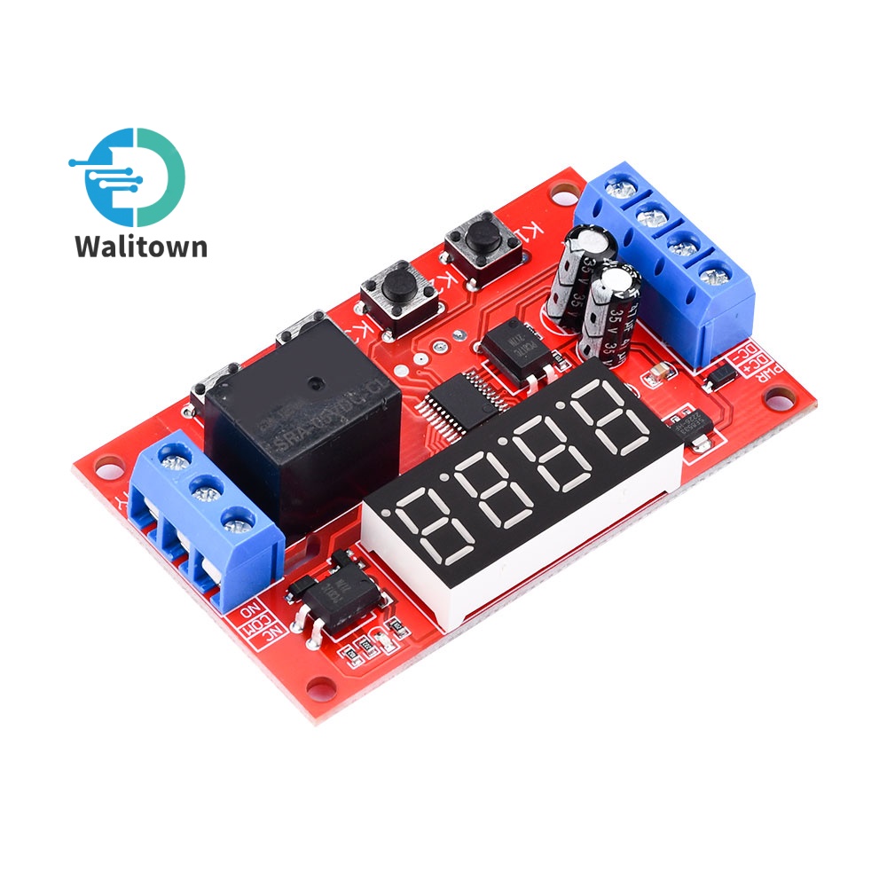 Time Delay Relay Dc 5v 12v 24v Timer Module Trigger Cycle Delay Timing Circuit Switch Module