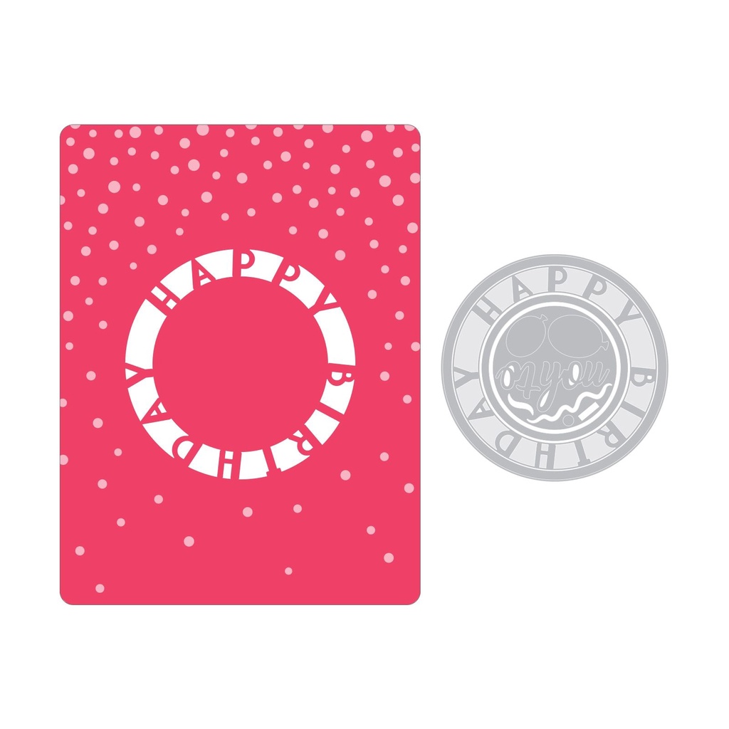 Sizzix Impresslits Embossing Folder - Happy Birthday | Shopee Philippines
