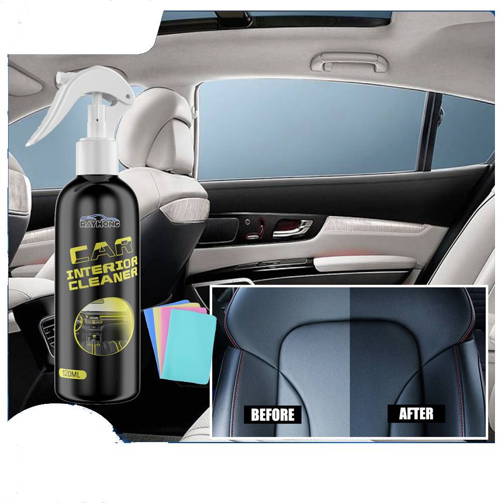 Rayhong 120ML Car Interior Renovation Cleaner Plastic Instrument Panel ...