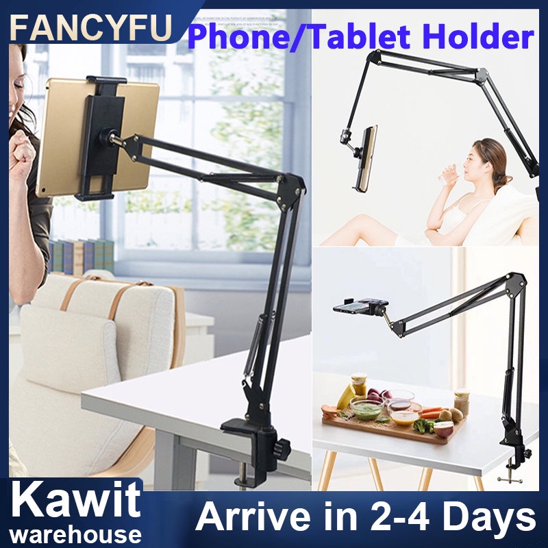 Rotating Flexible Adjustable Long Arm Mobile Phone Holder Lazy Bracket ...