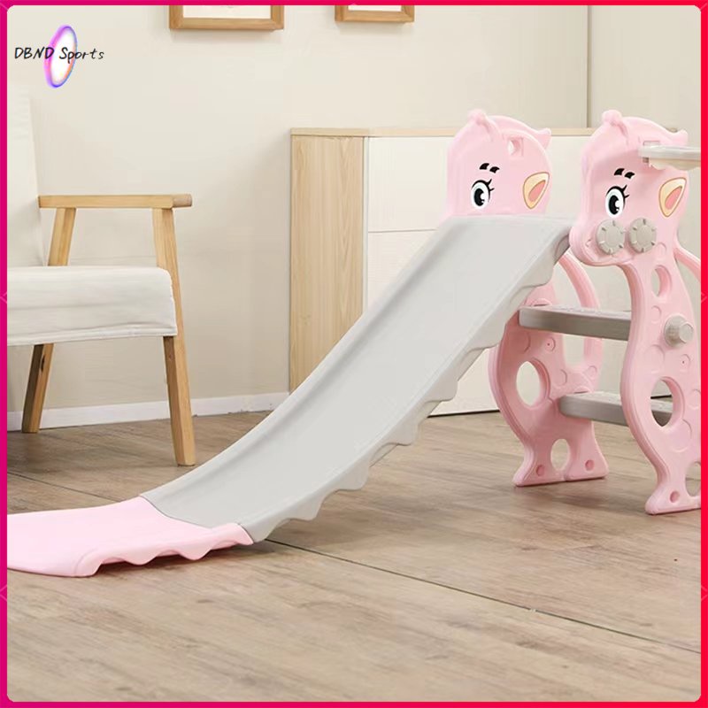 Children Fawn 2 In 1 Slide Toys Set with Basketball Hoop Toy Children's ...