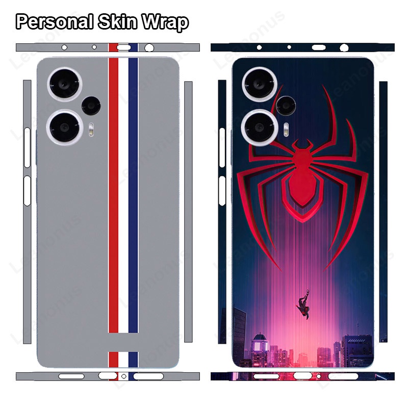 Xiaomi POCO F5 / F5 Pro X6 X7 F6 Decal Skin Cartoon Fashion Spiderman ...