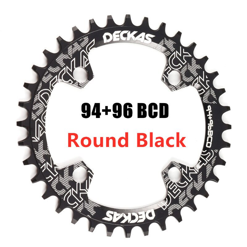 DECKAS 94+96 BCD Bicycle Chainwheel Round/Oval 32T 34T 36T 38T MTB Bike Chainring Mountain Crown ...