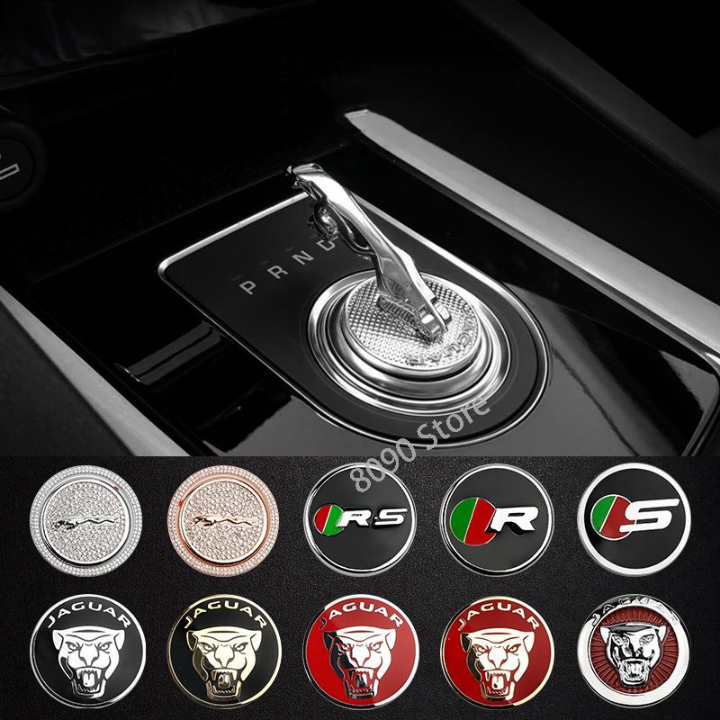 Modified R S RS Car Gear Shift Knob Sticker Auto Emblem Badge Decal for ...