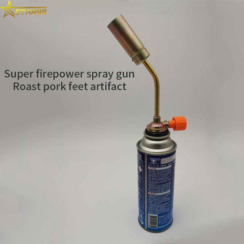 Outdoor special large fire flame gun camping barbecue gas jet flame ...