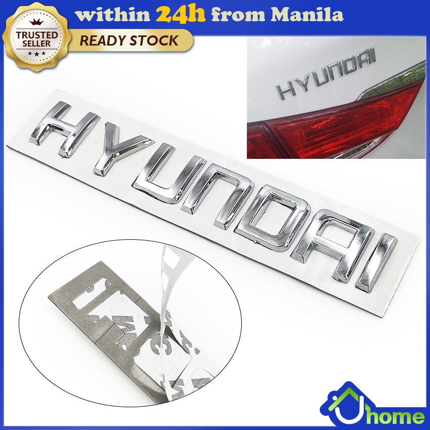 【SOYACAR】Hyundai Car Letter Sticker Car Styling Rear Tail Trunk Decal ...