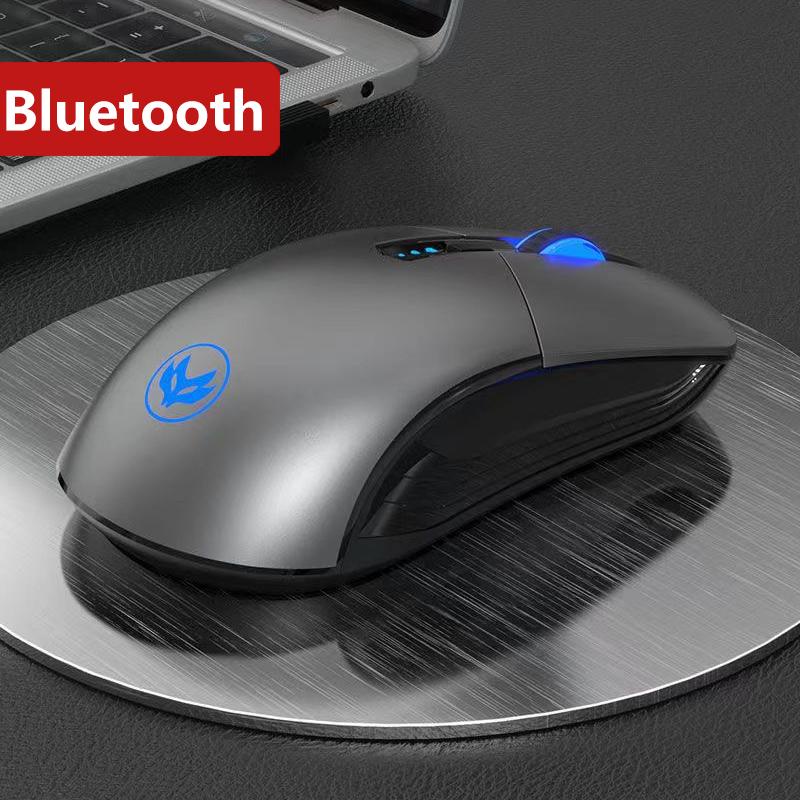 Silent Rechargeable Wireless Mouse With Bluetooth Dual Mode For Laptop ...