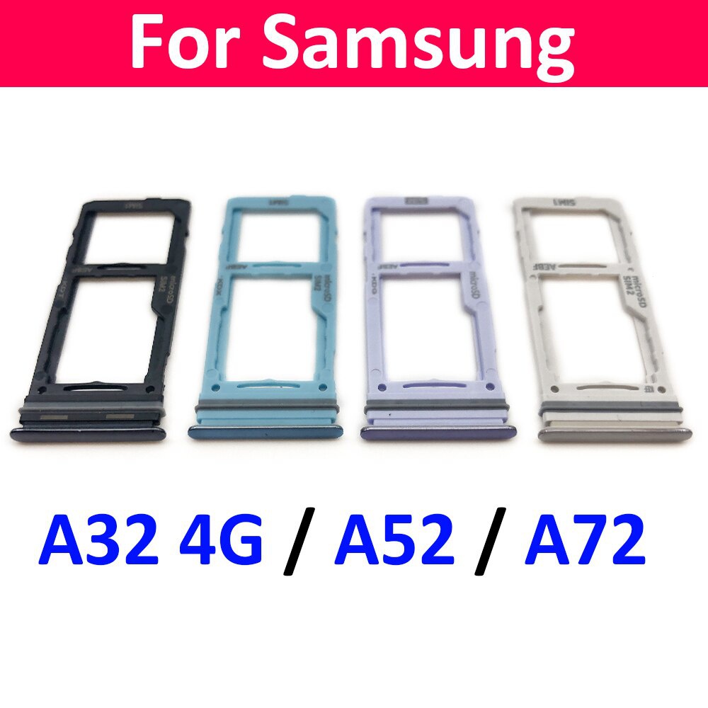 New For Samsung A32 4G A52 A72 SIM Card Tray Slot Holder Replacement ...