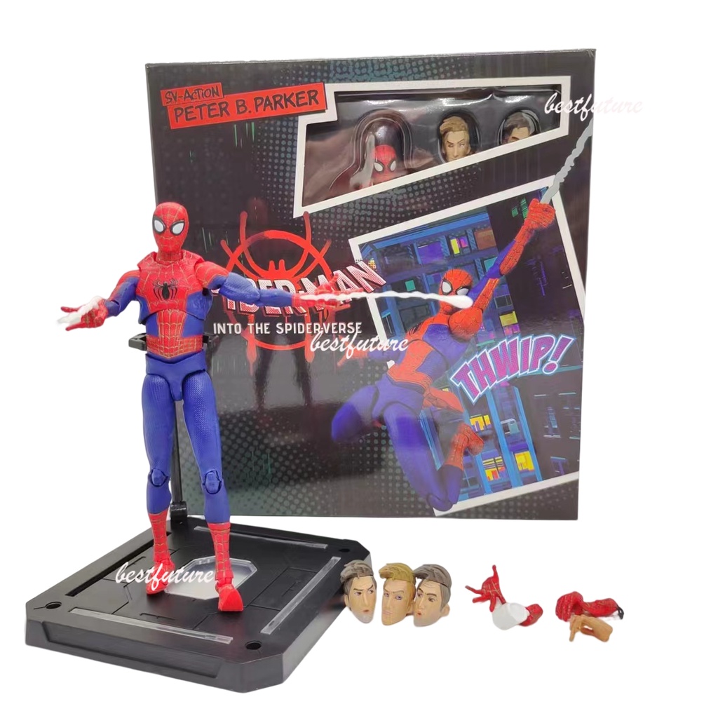 Avengers Shf Spider Man Miles Morales KO SV-ACTION Peter B Parker PS4 ...